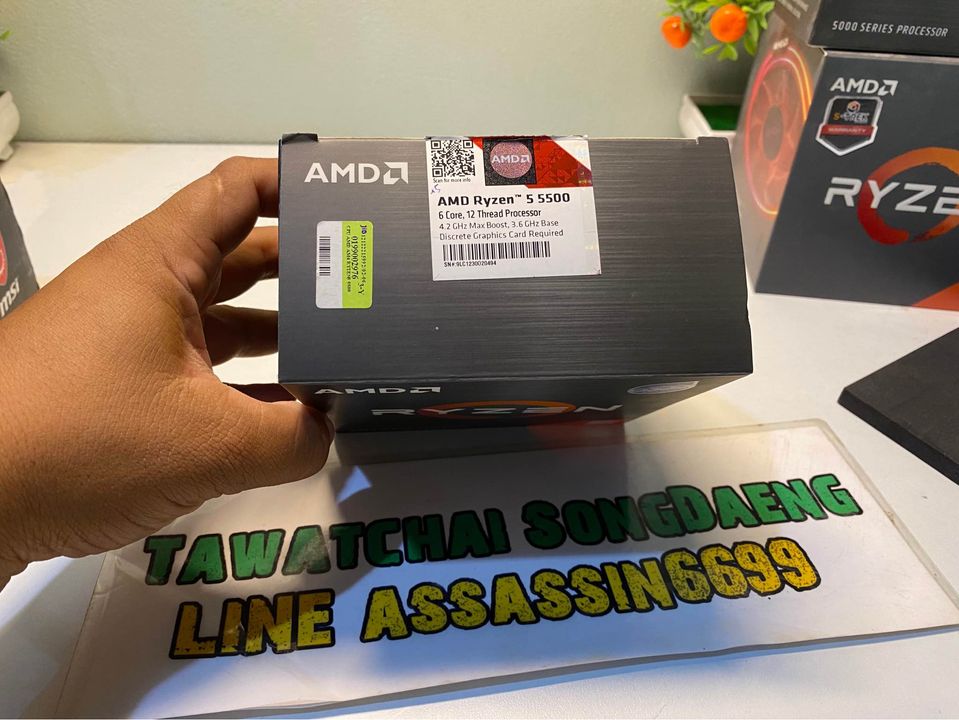ลดราคา 2,890 ฟรีส่ง CPU AM4 Ryzen 5 5500 6 คอร์ 12 เทรด ครบกล่อง - Overclockzone.com ชุมชนคนไอที ...