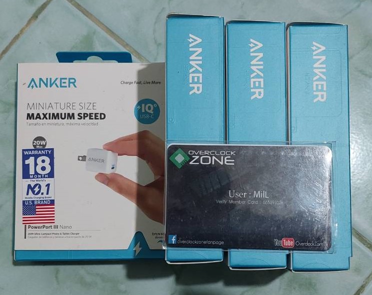 ANKER Adapter 20W + USB C to Lightning ของใหม่ประกัน 18 เดือน - Overclockzone.com ชุมชนคนไอที ...