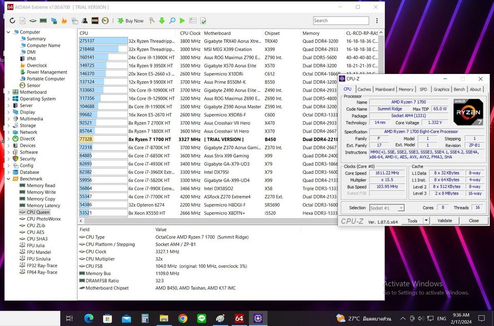 AM4 Ryzen7 1700/ ขายแล้ว - Overclockzone.com ชุมชนคนไอที ที่ใหญ่ที่สุดในเมืองไทย