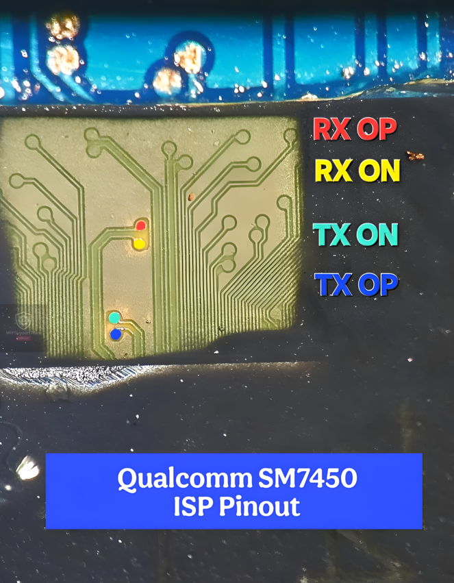 Qualcomm SM7450 Snapdragon 7 Gen 1 ISP Pinout