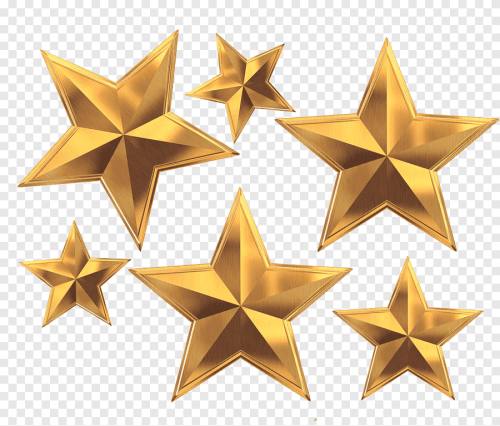 png-clipart-six-gold-stars-illustration-pentagram-gold-five-star ...